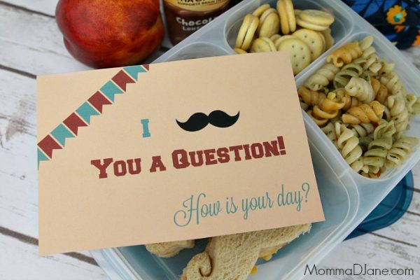 Mustache Bento Box Lunch - Life. Family. Joy