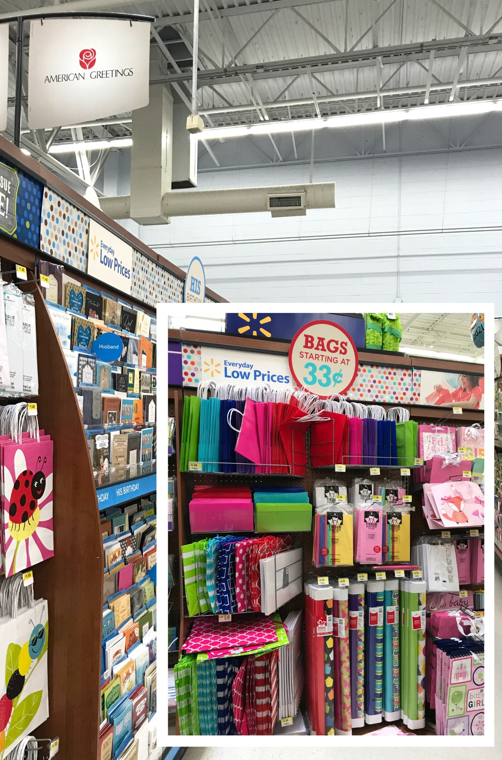 American greetings in store photo - Life. Family. Joy