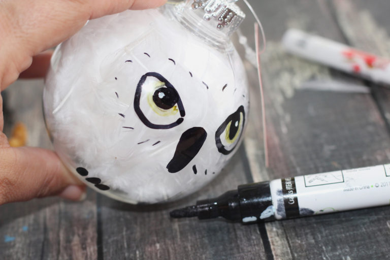 DIY Harry Potter Hedwig Christmas Ornament - Life. Family. Joy