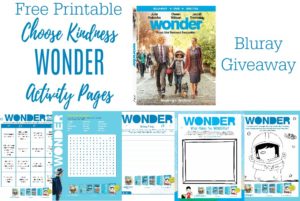 Printable Wonder Activity Sheets + Bluray Giveaway - Life. Family. Joy