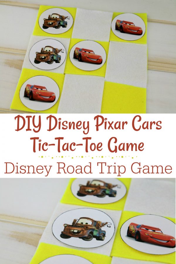 DIY Disney Pixar Cars Tic-Tac-Toe Game - #PixarFest - Life. Family. Joy