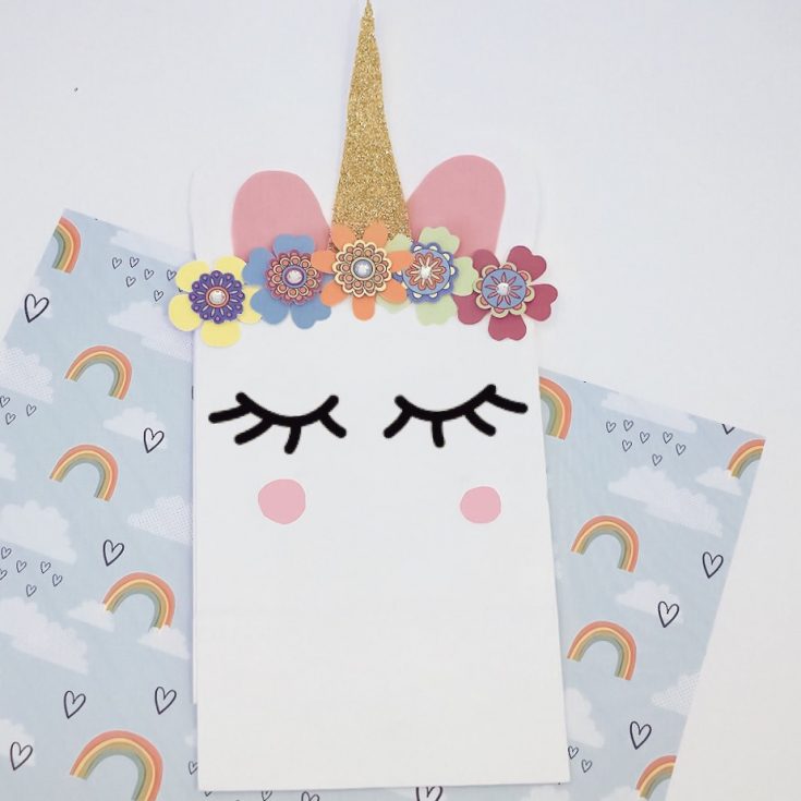 DIY Unicorn Gift Bag - Dollar Store Craft - Life. Family. Joy