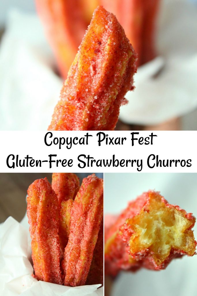 Gluten-Free Strawberry Churro Recipe - #PixarFest - Life. Family. Joy