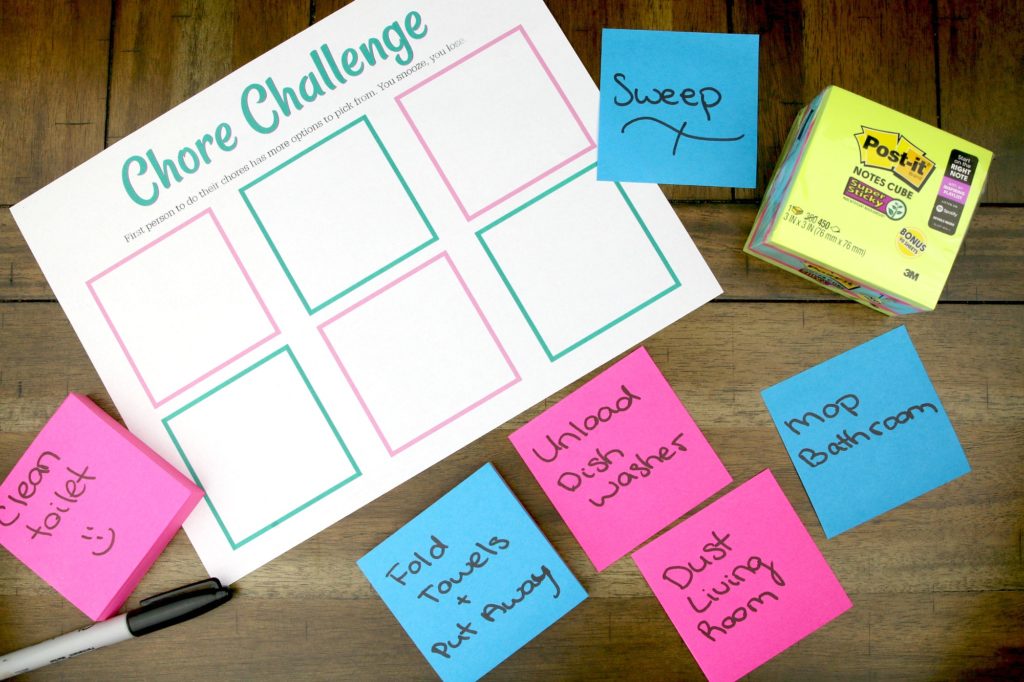 Free Printable Chore Chart for Teens - Life. Family. Joy