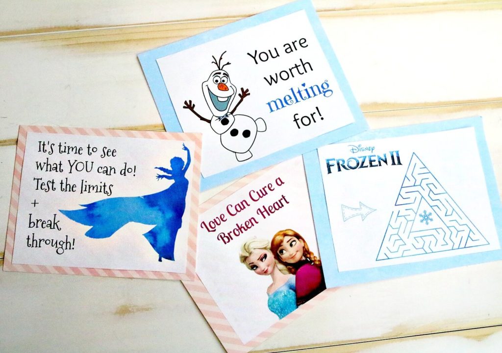 Free Disney Frozen Printable Lunchbox Notes - Life. Family. Joy