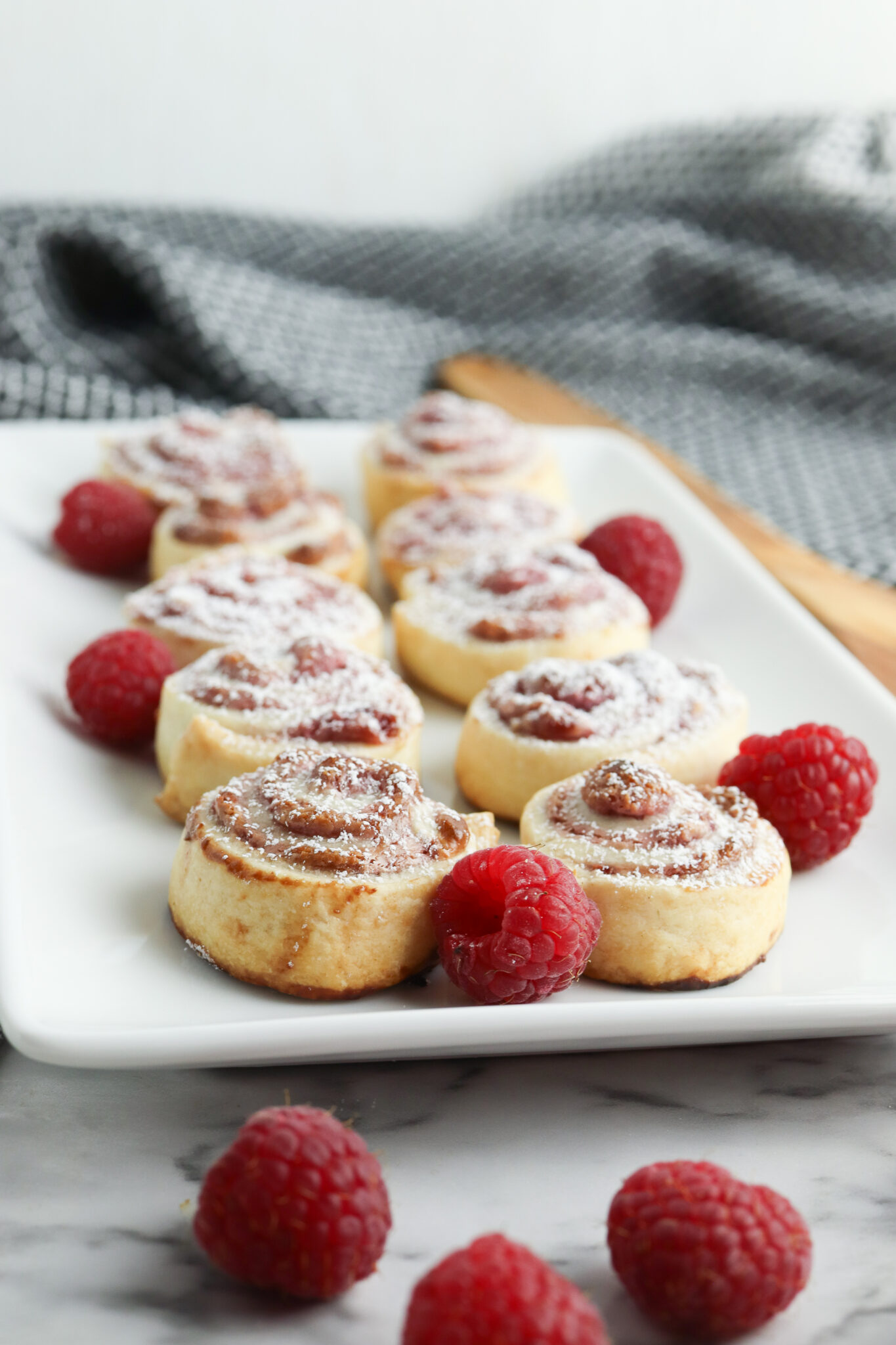 Raspberry Pastry Pinwheels | Easy Springtime Dessert Recipes