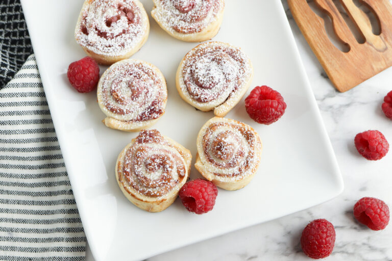 Raspberry Pastry Pinwheels | Easy Springtime Dessert Recipes